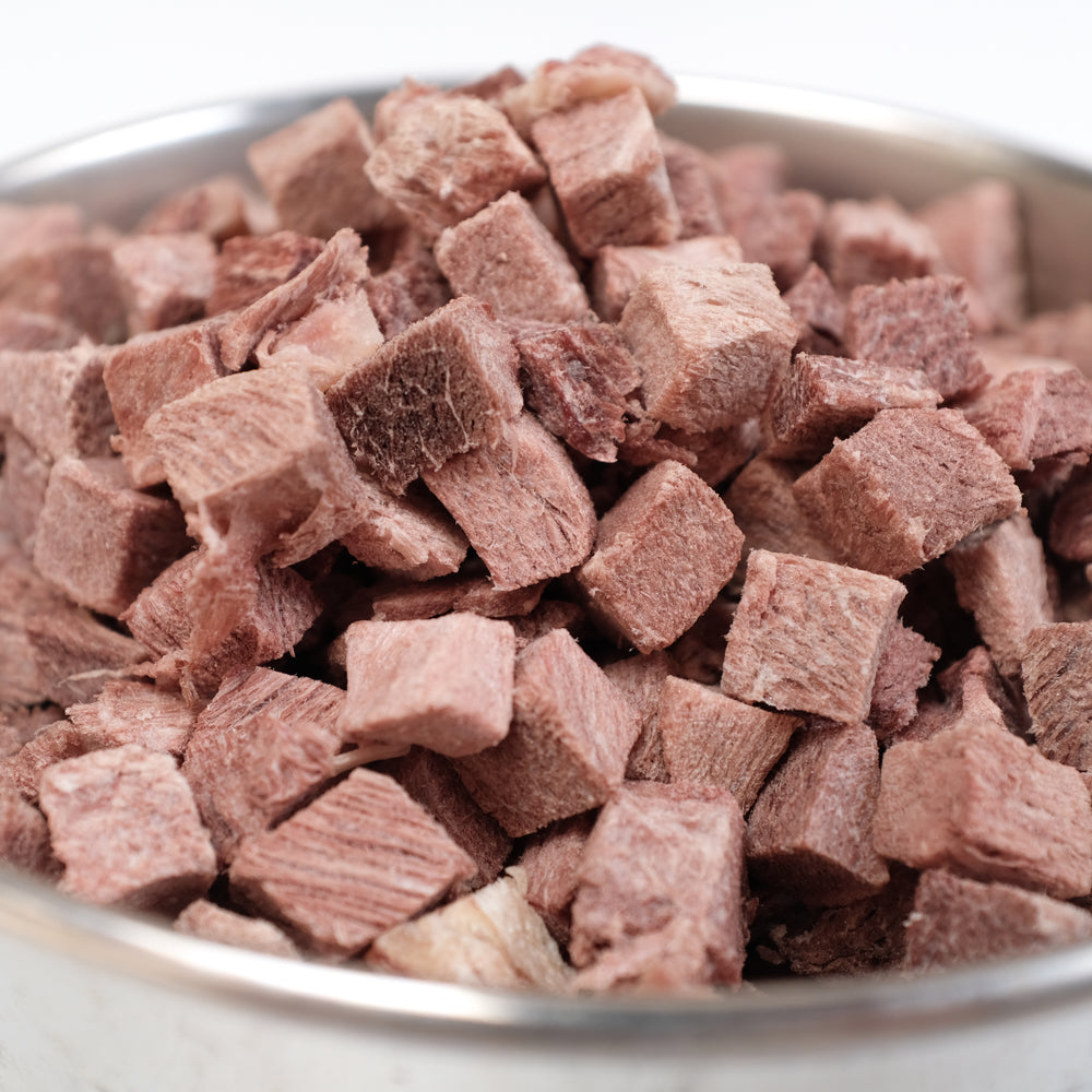 Lean Beef Cubes Freeze-dried Treats | Healthy Dog Treats