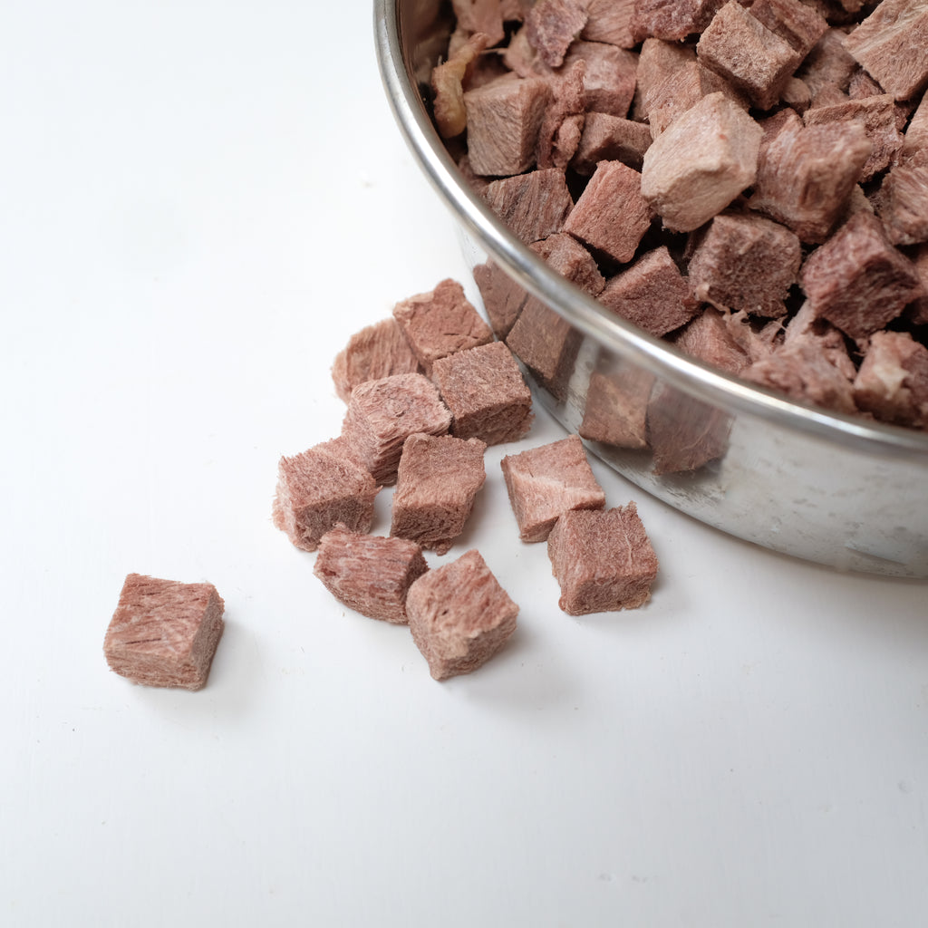 Lean Beef Cubes Freeze-dried Treats | Healthy Dog Treats